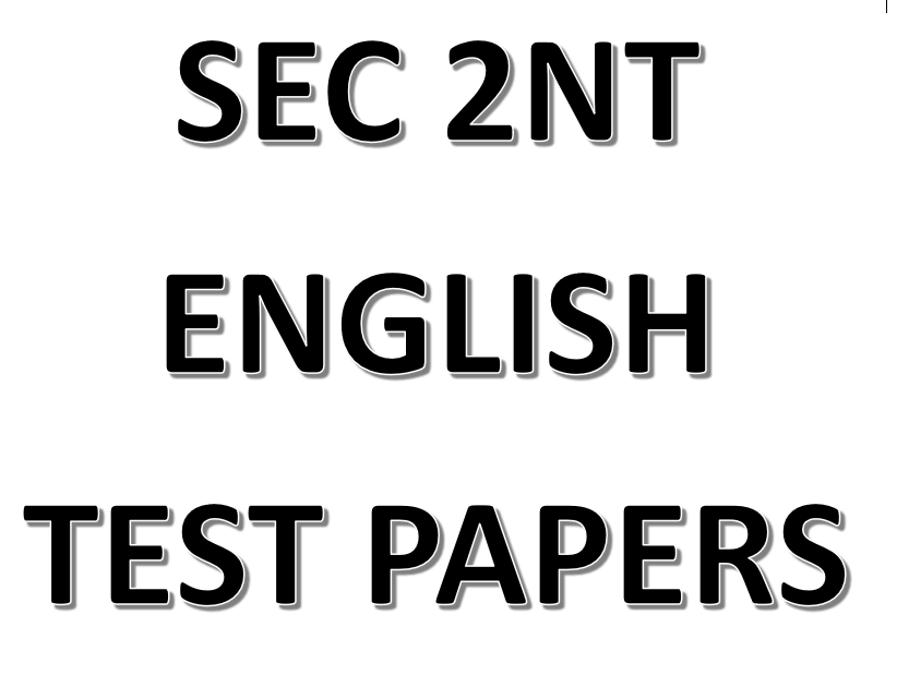SEC 2NT ENG TEST PAPERS – MTS Bookstore